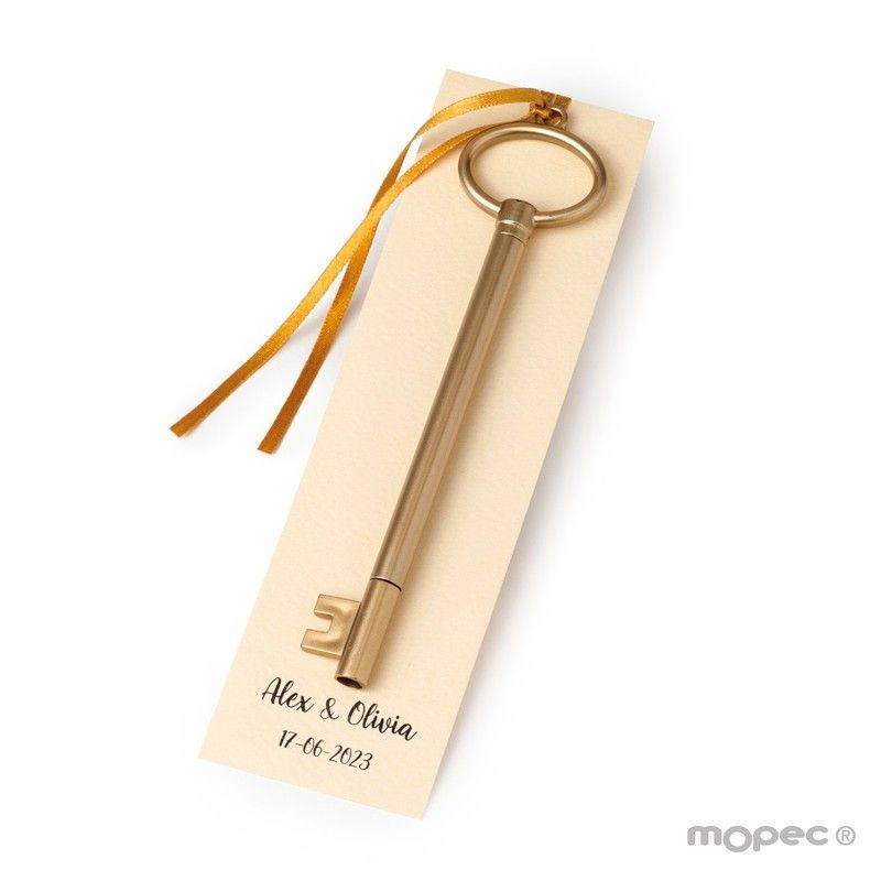 Rotulador llave dorada adornada y punto de libro — Sweet Centre