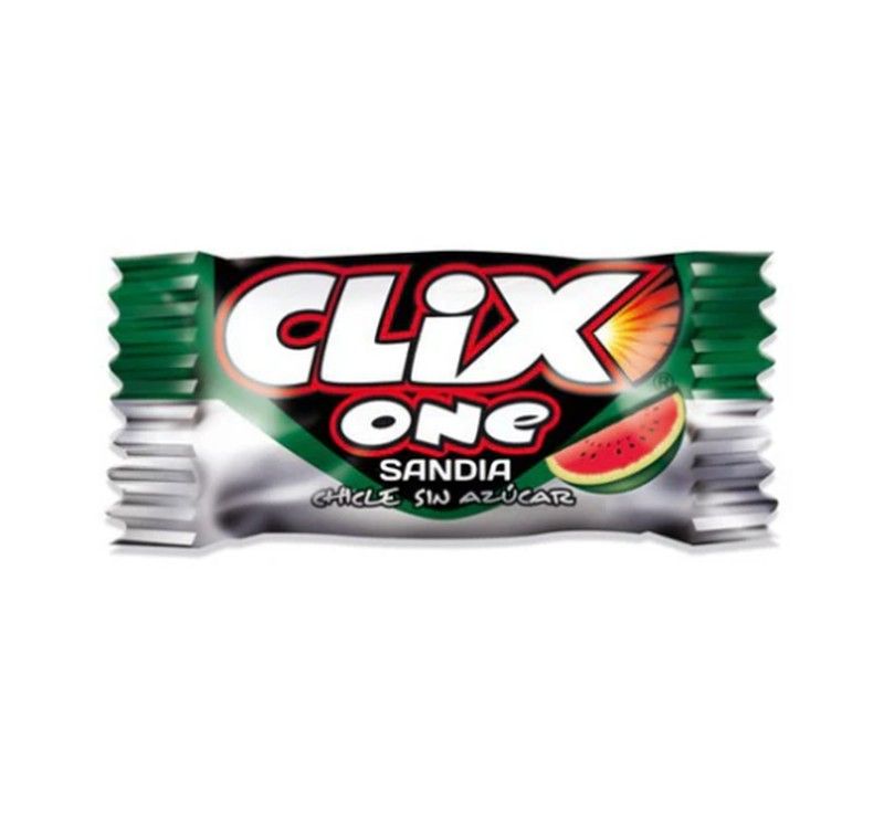 Chicle Clix Sandia (200 unidades). Chicle sin azúcar sabor a Sandia ...